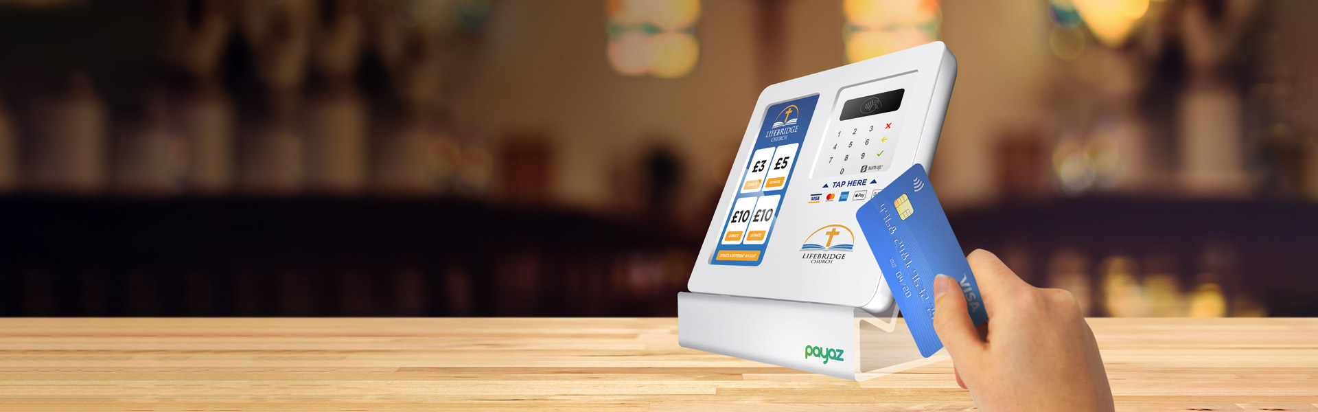 Payaz – Increase donations with contactless technology