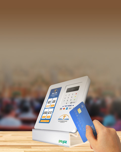 Payaz - Increase donations with contactless technology