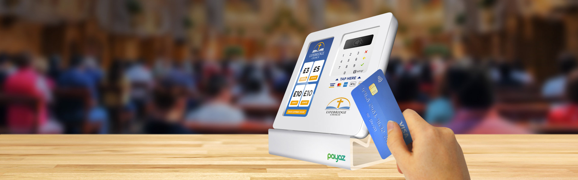 Payaz - Increase donations with contactless technology